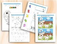 Printable Workbooks | Fun and learn activities for kids - MyHomeSchoolMath